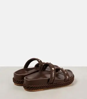 Valentino Garavani Rockstud Torchon Sandals