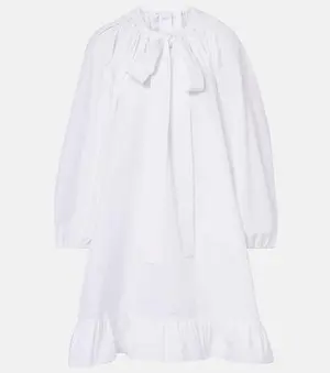 PATOU Ruffled Minidress - White