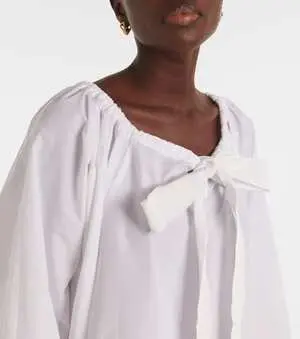 PATOU Ruffled Minidress - White