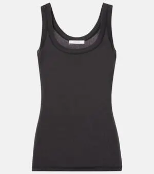 LEMAIRE Cotton Jersey Tank Top - Black