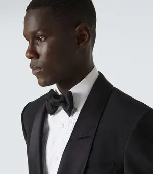 TOM FORD Silk Bow Tie - Black