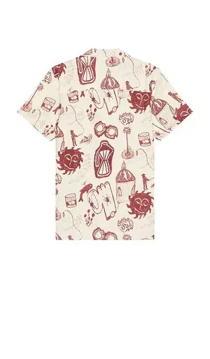 Oas Cantina Cuba Linen Shirt In . Also - Ivory