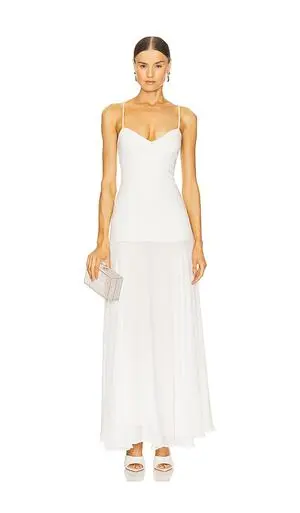 LOVERS AND FRIENDS Rochelle Gown - White