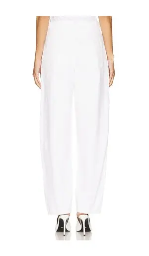 FRAME Low Slung Barrel Jeans - White