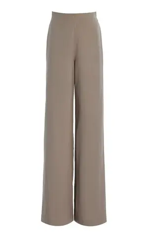SEV High-waisted Wool Wide-leg Trousers