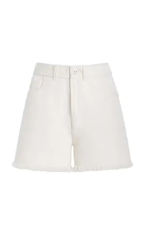 BARRIE Cashmere Denim-like Shorts
