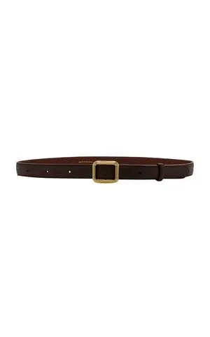 LIÉ STUDIO The Georgia Leather Belt Brown