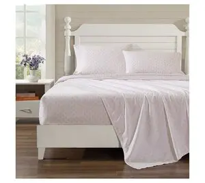 Laura Ashley Francesca Pink-white Queen Sheet S Et