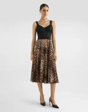 Dolce & Gabbana Jacquard And Lace Corset Top - Black
