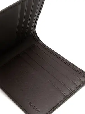 Bally Leather Bi-fold Wallet - Brown