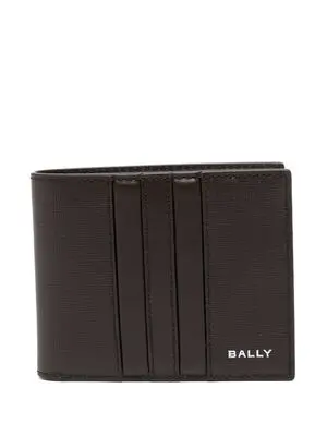 Bally Leather Bi-fold Wallet - Brown