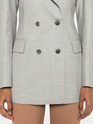 P.a.r.o.s.h Double-breasted Blazer - Grey