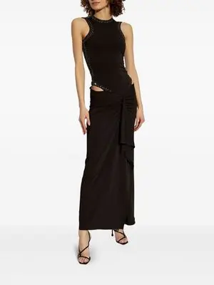 Attico Rhinestone-embellished Gown