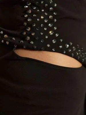 Attico Rhinestone-embellished Gown
