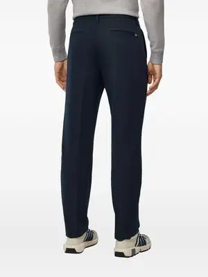 Boggi Milano Stretch Cotton Trousers - Blue