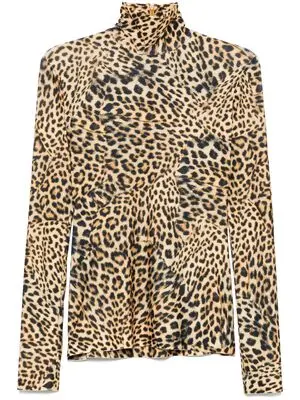 Norma Kamali Long-sleeve Turtleneck Top