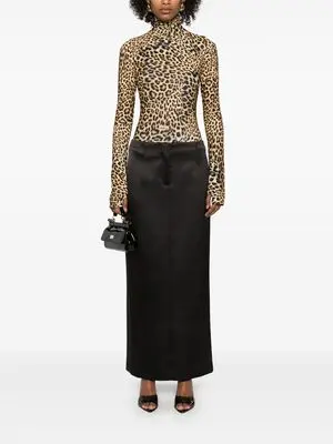 Norma Kamali Long-sleeve Turtleneck Top