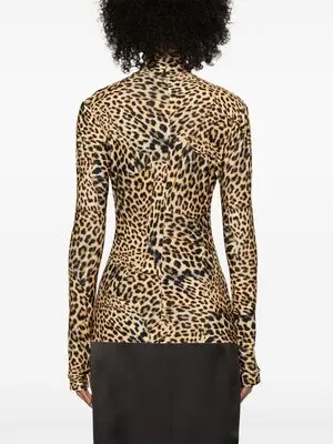 Norma Kamali Long-sleeve Turtleneck Top