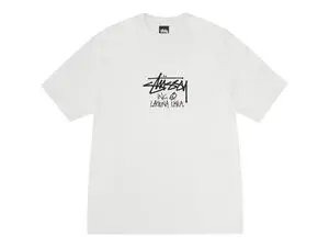 StÜssy Laguna Usa Pigment Dyed Tee Shirt Natural
