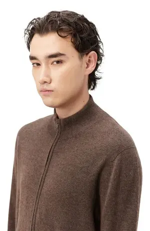 GOBI MONGOLIAN CASHMERE Cashmere Full-zip Cardigan - Cocoa