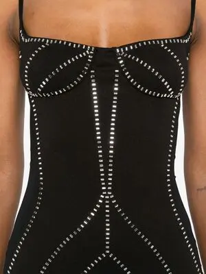 Attico Spaghetti-strap Mini Dress