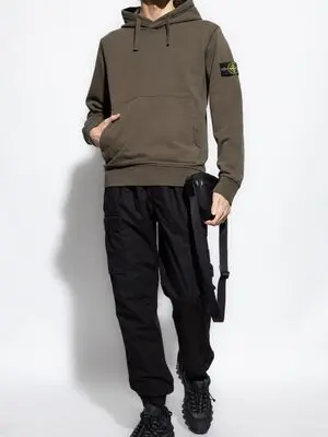 Stone Island Compass-patch Hoodie