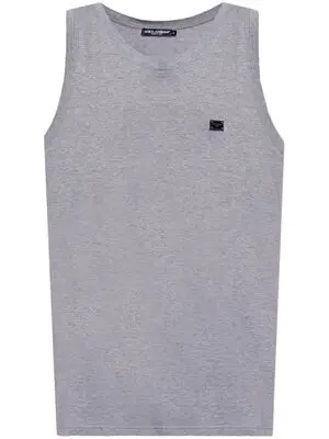 Dolce & Gabbana Sleeveless T-shirt - Grey