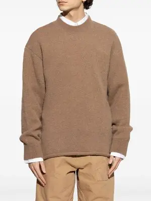 Jacquemus Drop-shoulder Sweater - Brown