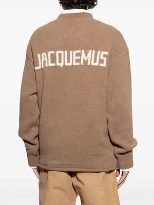 Jacquemus Drop-shoulder Sweater - Brown