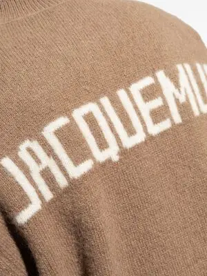 Jacquemus Drop-shoulder Sweater - Brown