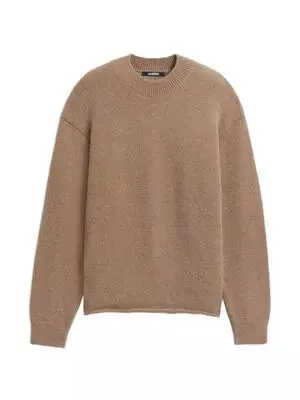Jacquemus Drop-shoulder Sweater - Brown