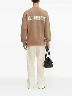 Jacquemus Drop-shoulder Sweater - Brown