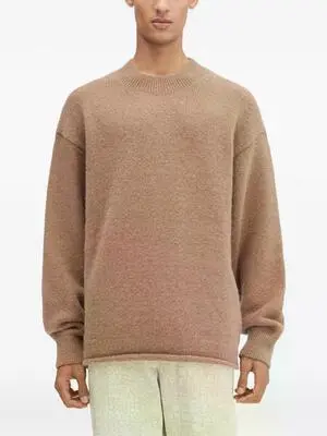 Jacquemus Drop-shoulder Sweater - Brown