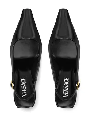 Versace 85mm V2025 Slingback Pumps