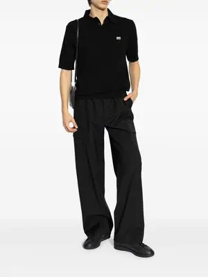 Dolce & Gabbana Cotton Polo Shirt - Black