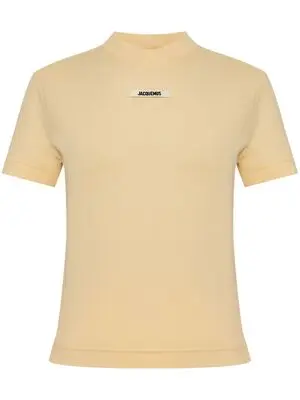Jacquemus Logo T-shirt - Neutrals