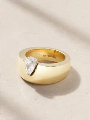Nikos Koulis 18-karat Ring With Diamond - Gold