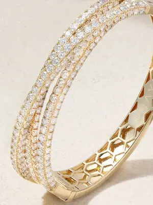 shay - SHAY 18-karat Gold Diamond Bangle