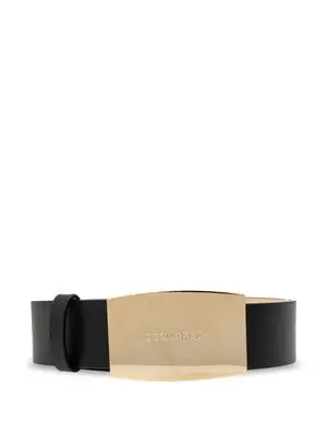 Dsquared2 Logo Engraved Belt - Black