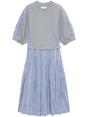 3.1 Phillip Lim Sweatshirt Combo Dress