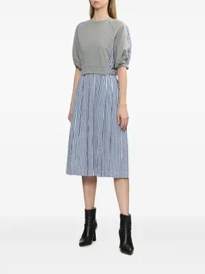 3.1 Phillip Lim Sweatshirt Combo Dress