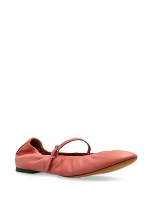 LANVIN Leather Ballerina Flats