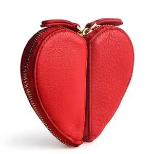 VERA BRADLEY Heart Coin Pouch - Red