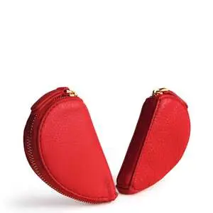 VERA BRADLEY Heart Coin Pouch In Goji Berry