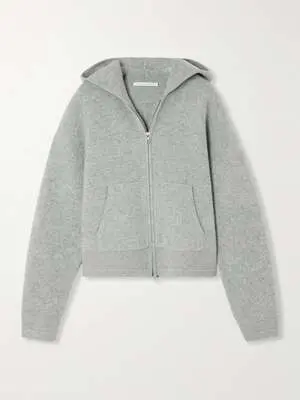 Maria Mcmanus Merino Wool Zip-up Hoodie