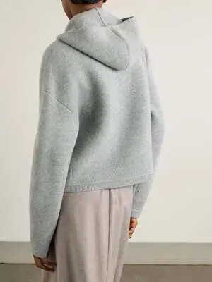 Maria Mcmanus Merino Wool Zip-up Hoodie