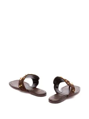 Valentino Garavani Leather Slides