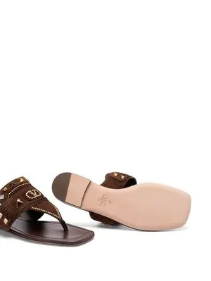 Valentino Garavani Leather Slides