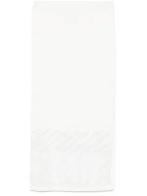 Dkny Sheer-panels Midi Skirt - White