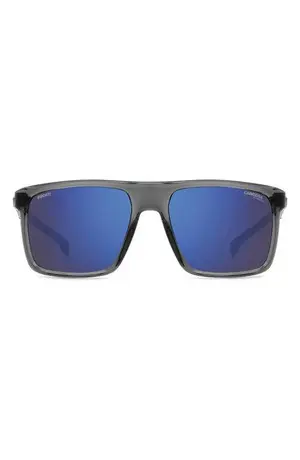 Carrera Eyewear X Ducati Rectangular Sunglasses - Grey/ Blue Sky Sp